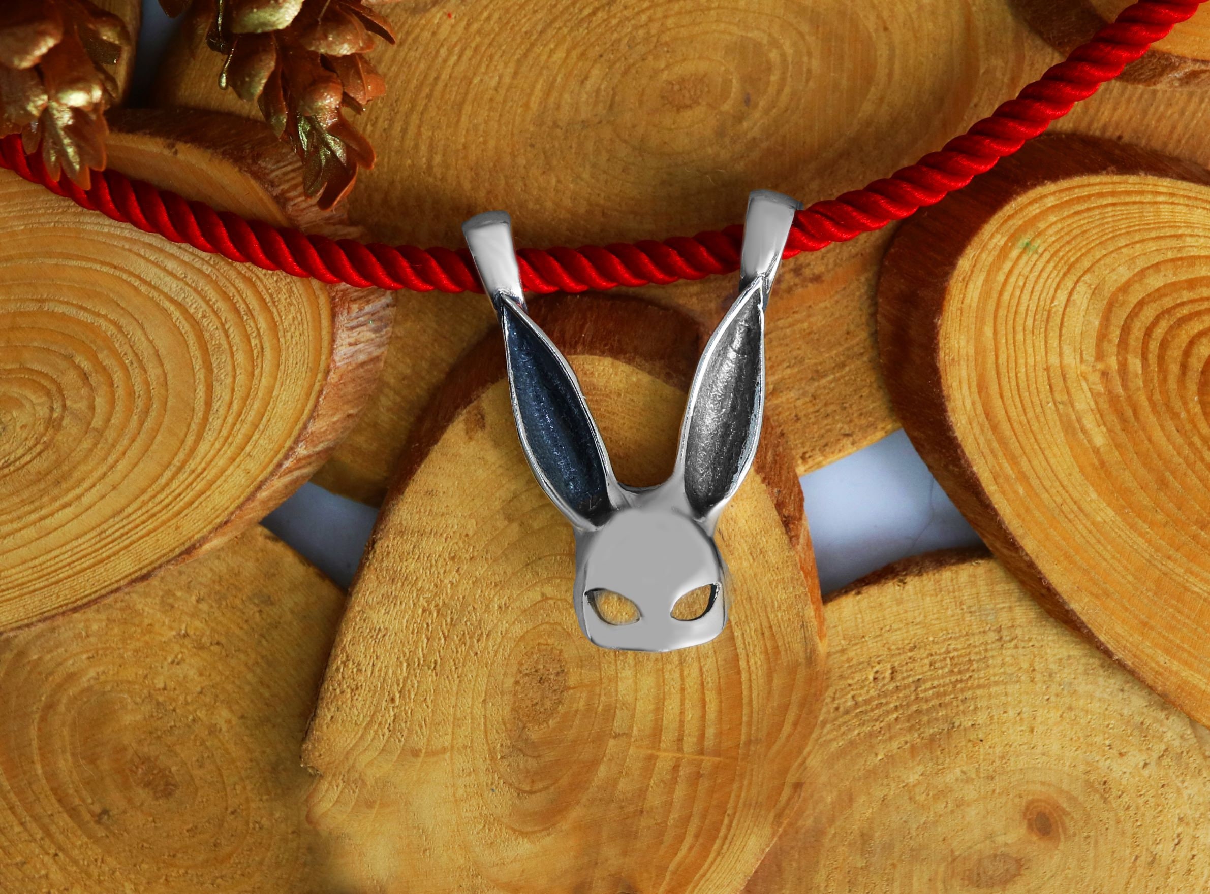 Rabbit Pendant Symbol of the Year 925 Sterling Silver Rabbit - Etsy