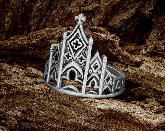 Gothic Window Ring - Etsy