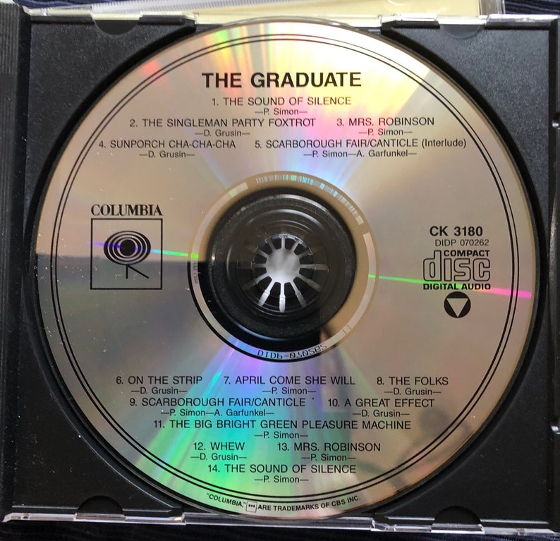 The Graduate Soundtrack Simon & Garfunkel Columbia Records CD - Etsy 日本