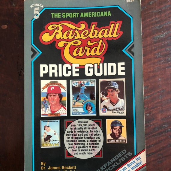 1983 Beckett And Eckes The Sport Americana Baseball Card Price | Etsy