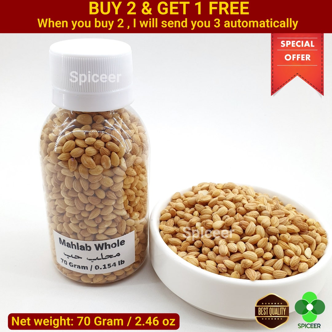 70gram Whole Mahaleb Seeds Prunus Cherry ( BUY 2 & GET 1 FREE ) Mahleb ...