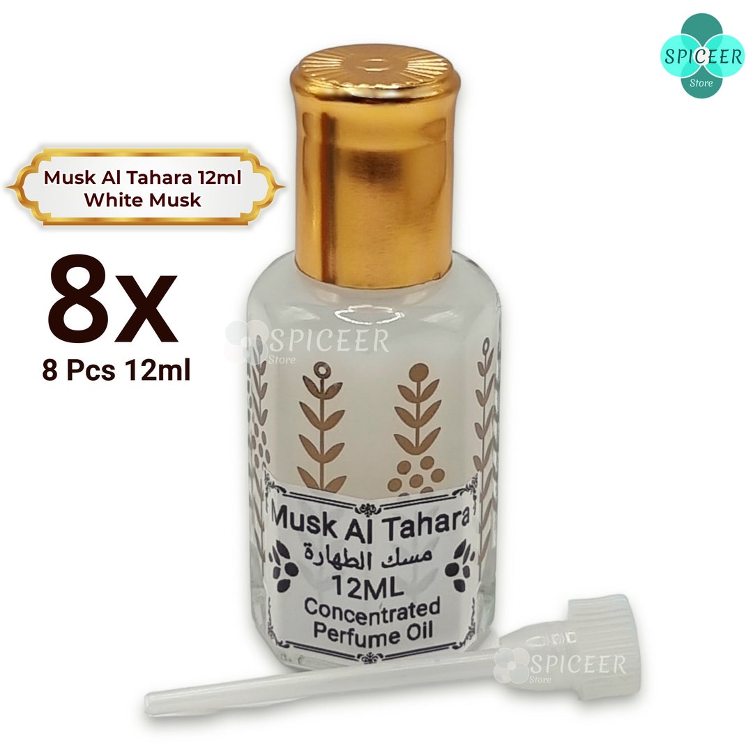 8 Musk Al Tahara 12ml White Musk Oil High Quality Thick Arabic Misk ...