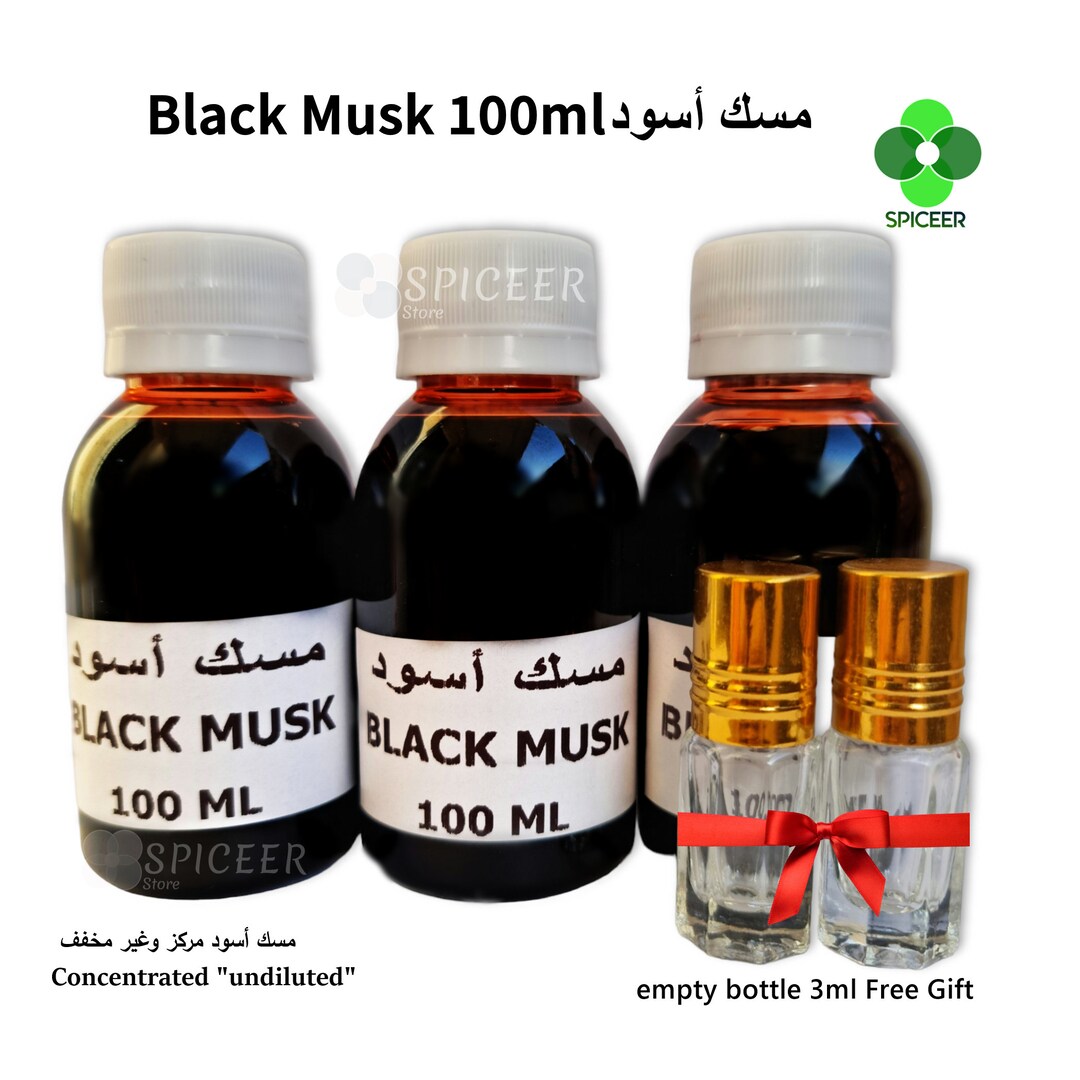 Black Musk 100ml Concentrated & Strong High Quality gift Empty Bottle ...