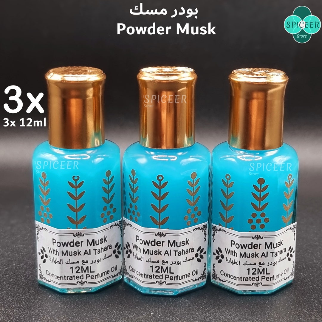 3x Powder Musk Al Tahara 12ml High Quality - Amazing & Elegant - Thick ...