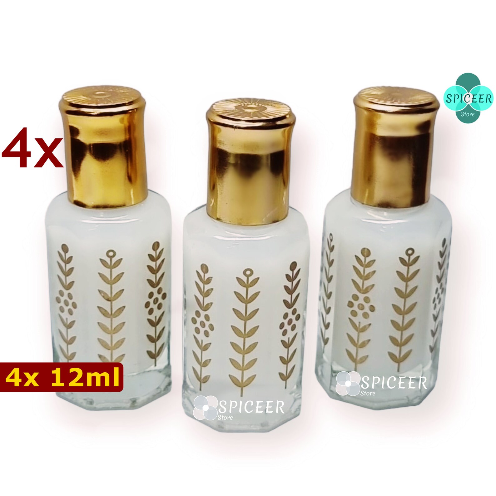 4 Musk Al Tahara 12ml White Musk Oil High Quality Thick Arabic Misk ...
