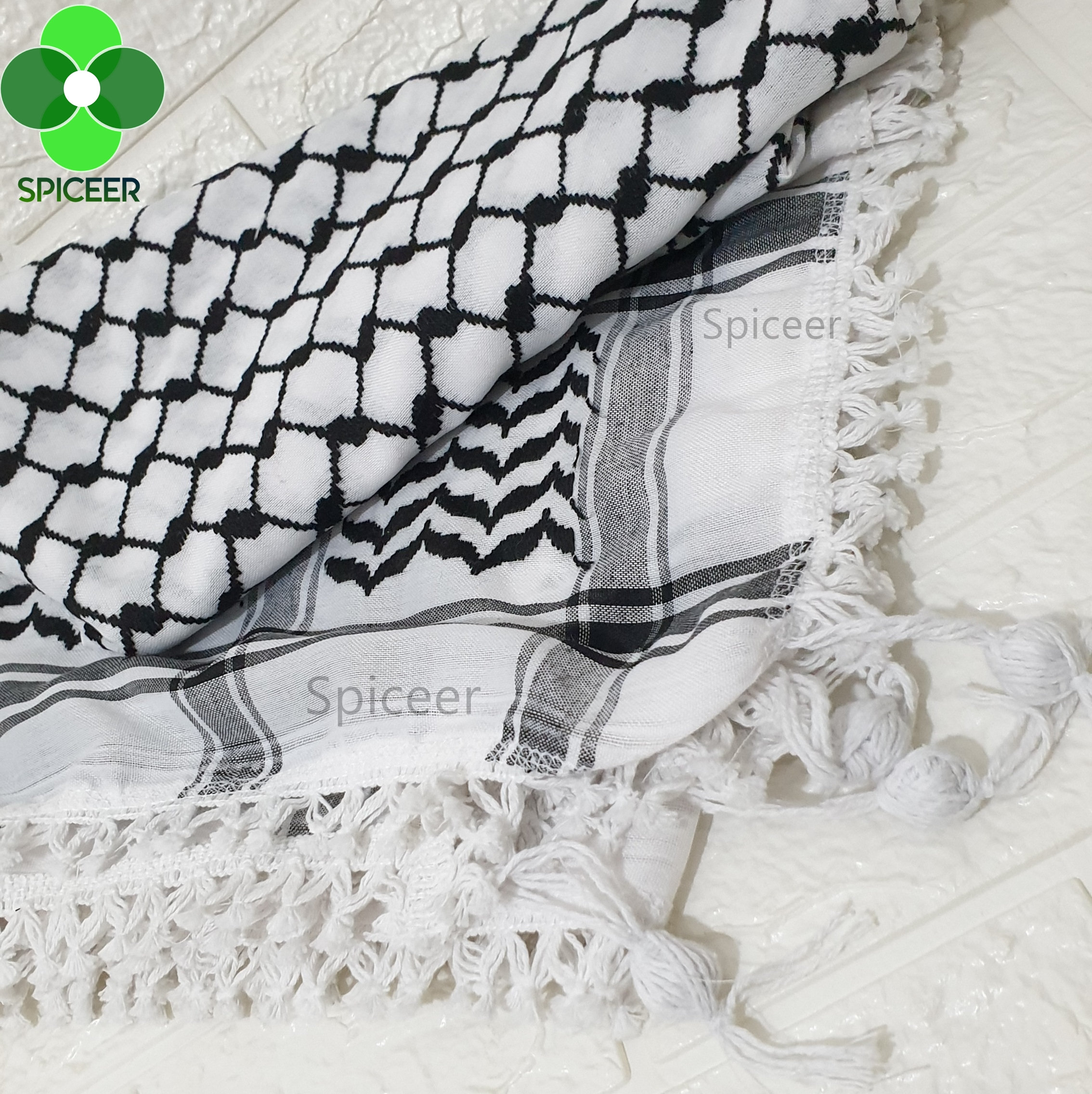 Palestinian Keffiyeh 125cm125cm Scarf Shemagh Kufia Koofiyyeh كوفية ...