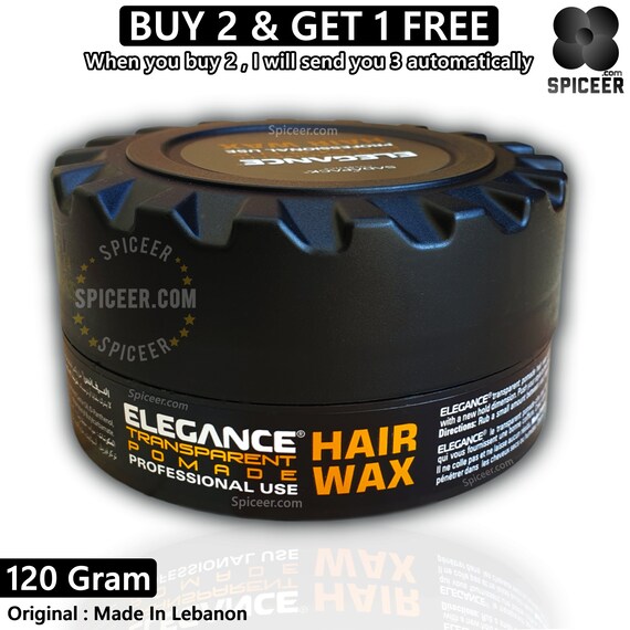 Elegance Transparent Pomade Hair Styling Wax 120g BUY 2 & GET - Etsy