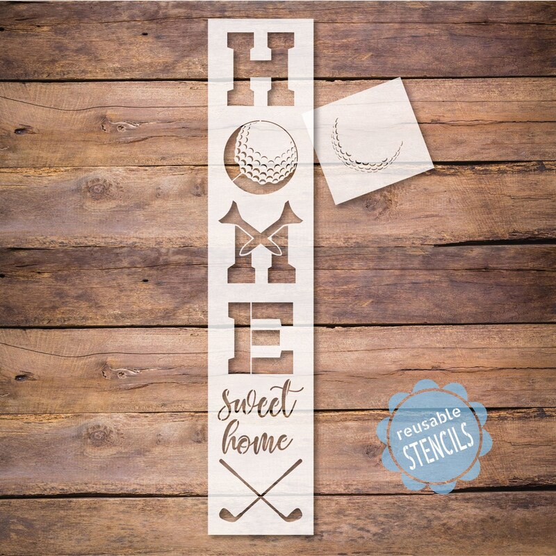Golf Ball Stencil - Etsy