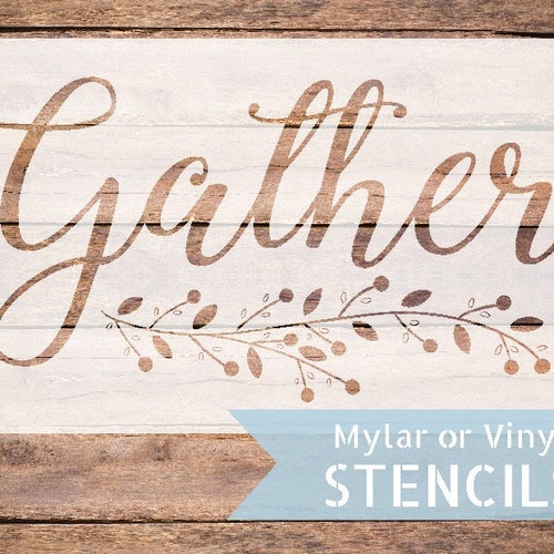 Thankful & Blessed Stencil Farmhouse Stencil Thankful | Etsy