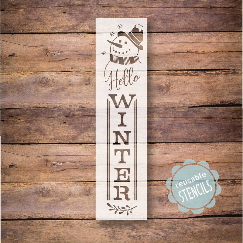 Hello Winter Sign - Etsy