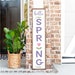 Hello Spring Stencil With Tulip for Porch Leaner - Large Reusable Mylar ...