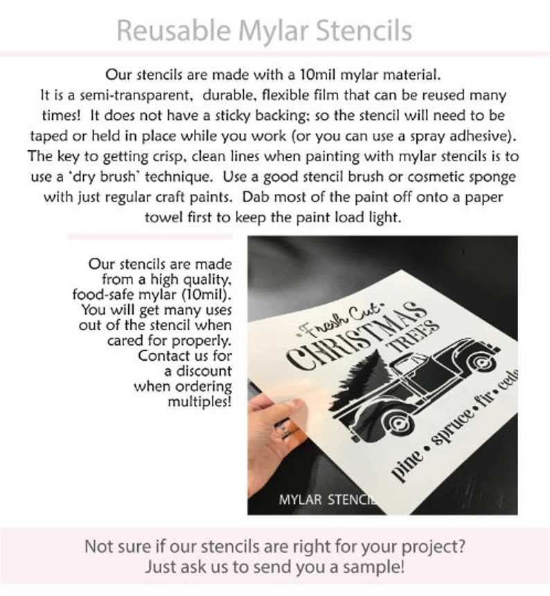 Be Jolly Stencil Be Jolly Porch Stencil Mylar Reusable - Etsy