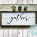 DIY Farmhouse Gather Stencil / Gather Sign / Mylar Reusable - Etsy Canada