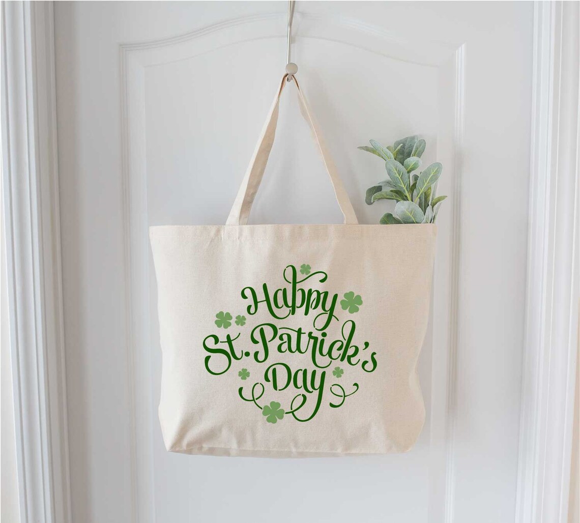 Happy St. Patricks Day Stencil, Shamrock Stencil, Four Leaf Clover ...