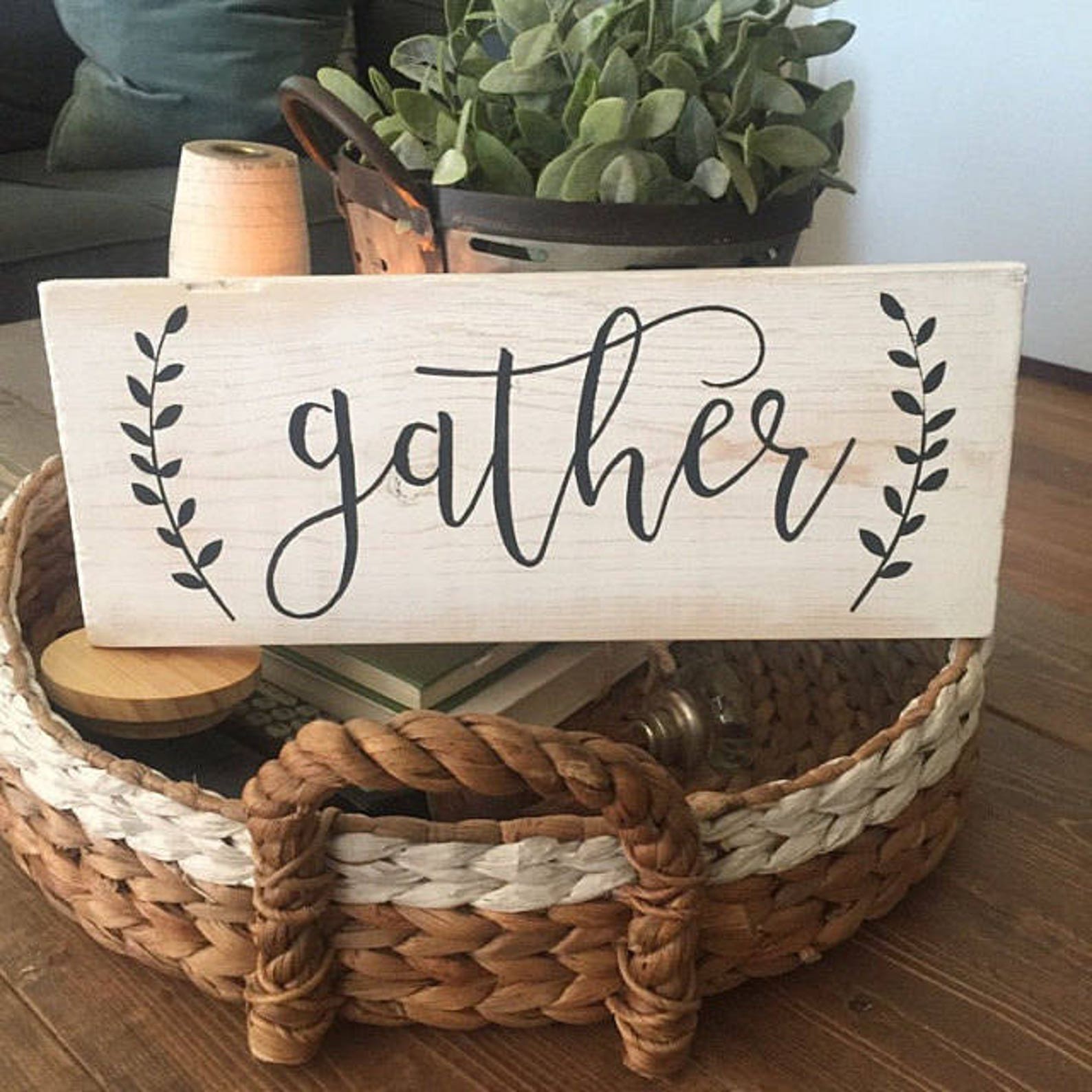 Farmhouse Stencil Gather Stencil Mylar Reusable Stencil - Etsy