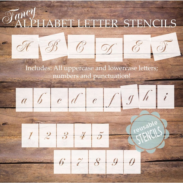 Alphabet Stencils - Etsy