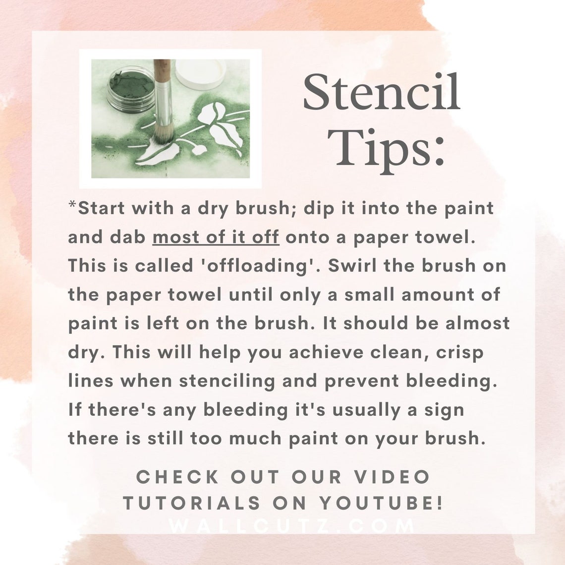 Crackle Effect Stencil for Painting, Distressed Pattern Stencil ...