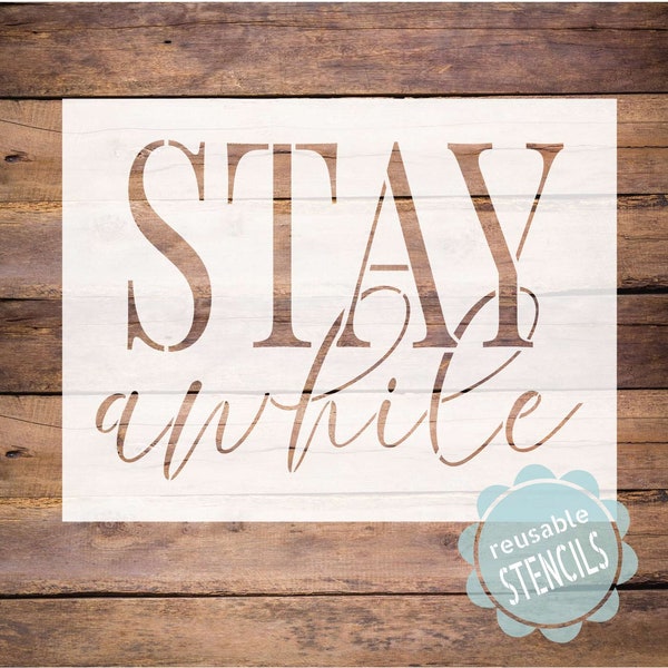Stay Awhile - Etsy