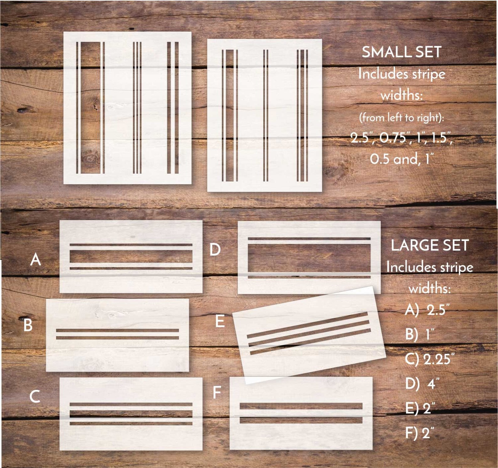 Farmhouse Grain Sack Stencil, Stripe Stencils, Grain Sack Stencils ...