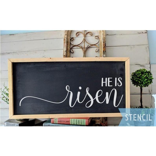 He is Risen Sign - Etsy