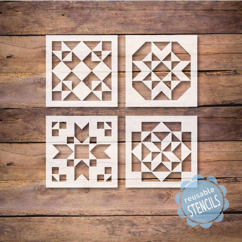 Geometric Stencil - Etsy