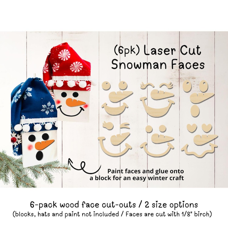 Laser Pieces for Snowman - Etsy