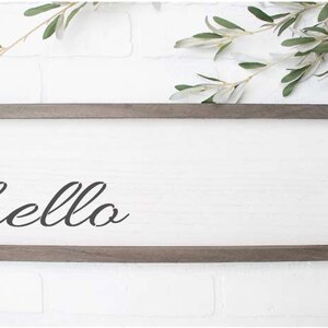 Hello Stencil, Hello Sign Stencil, Farmhouse Stencil, Mylar Reusable ...