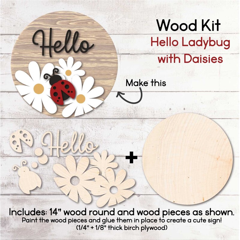 Diy Wood Decor Kit - Etsy