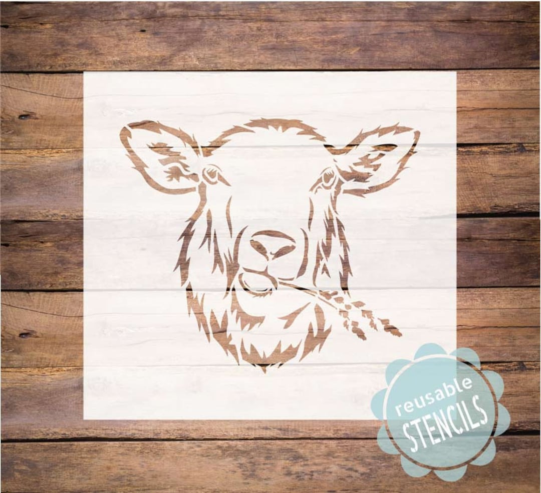 Sheep Stencil, Farm Life Sheep Stencil, Reusable Stencil, Stencil for ...