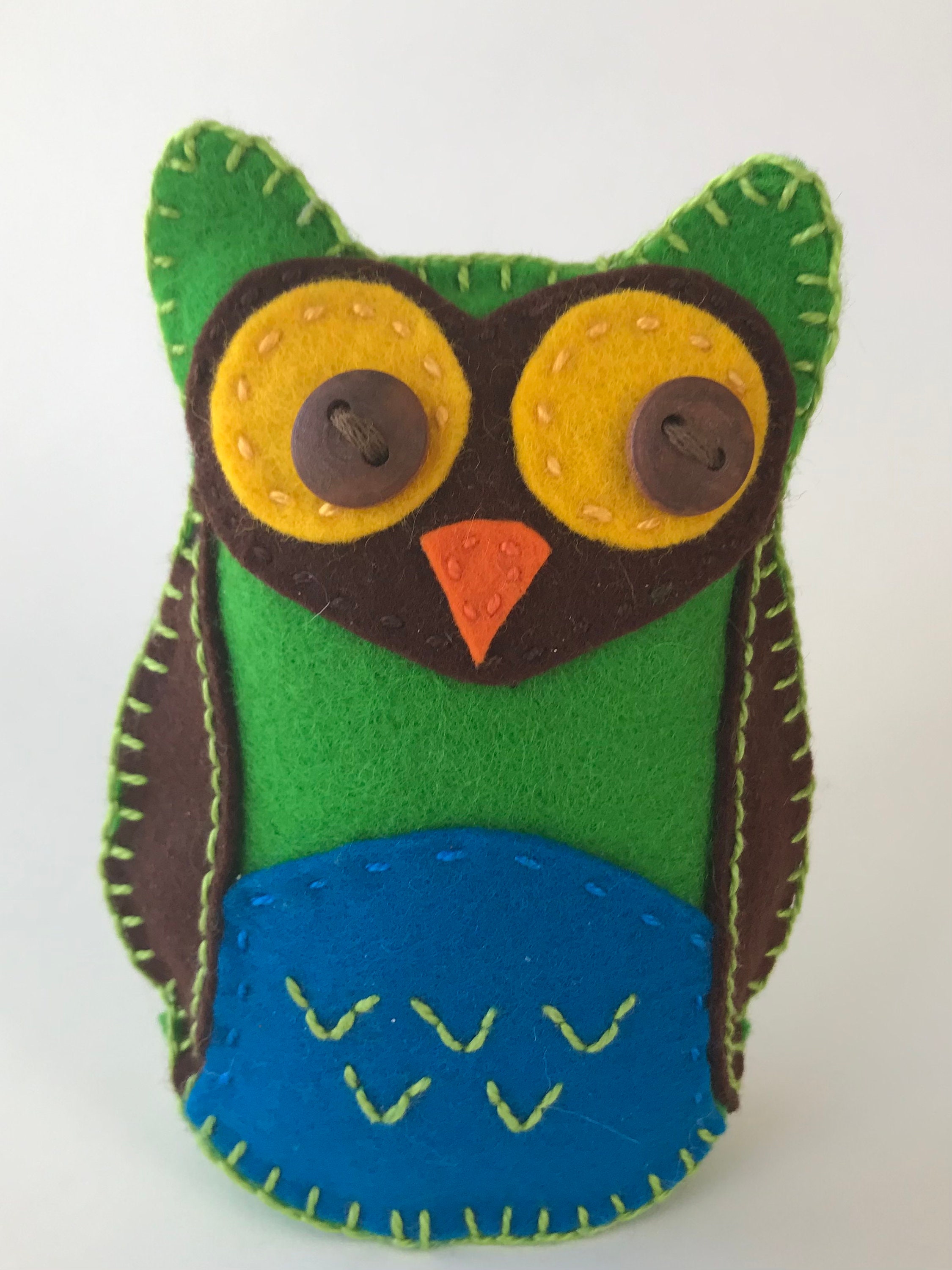 Waldorf Inspired Felt Owl Craft Kit - Etsy