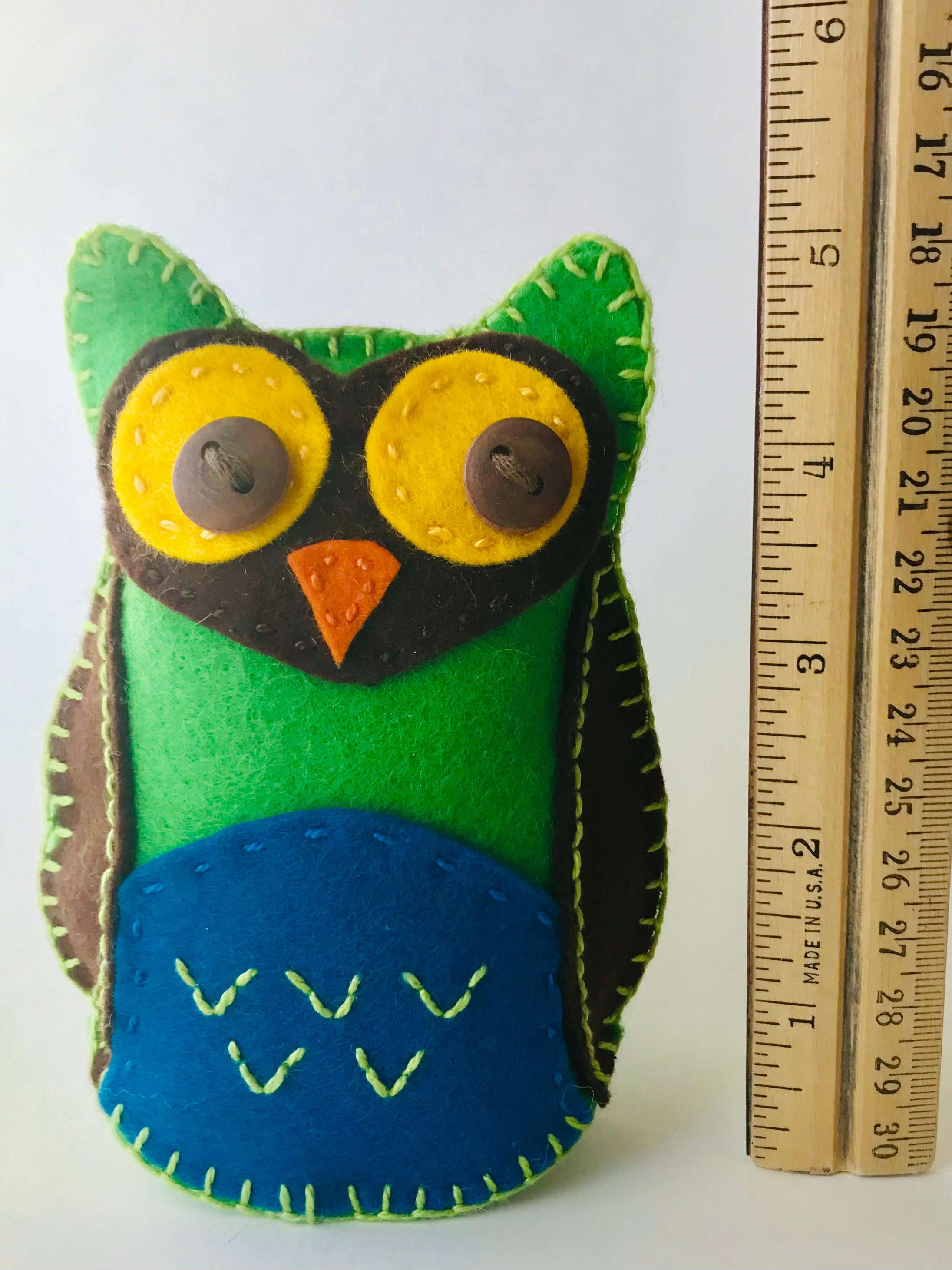 Waldorf Inspired Felt Owl Craft Kit - Etsy