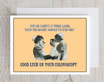 Colonoscopy Card - Etsy