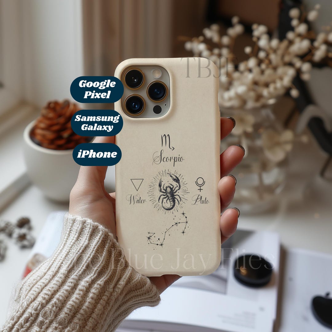 Vintage Scorpio Zodiac Water Sign Element Phone Tough Case iPhone 17 ...