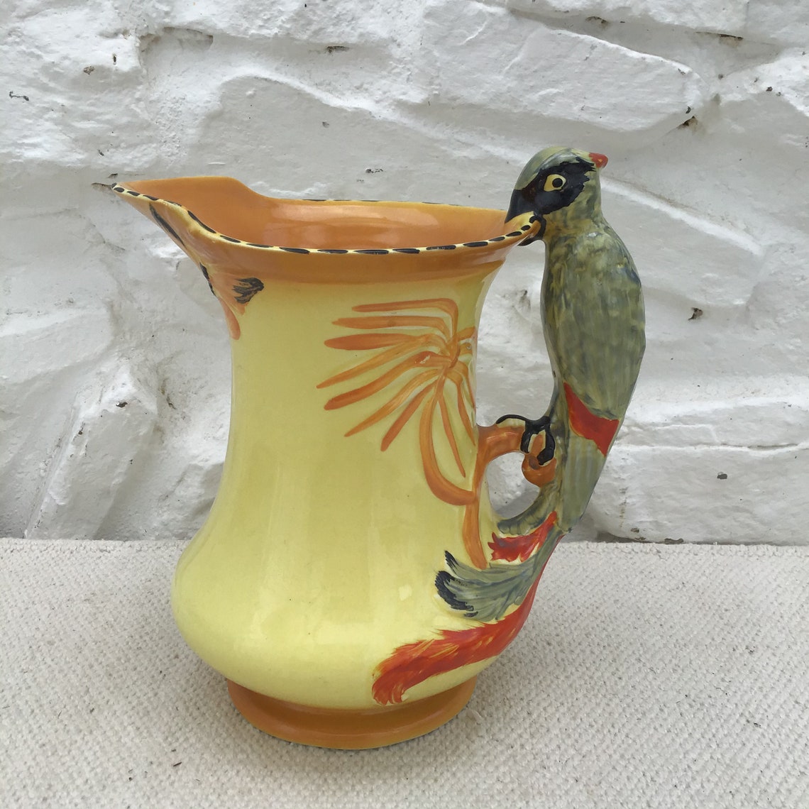 1930s Art Deco Burleigh Ware Parrot Jug/pitcher/vase | Etsy UK