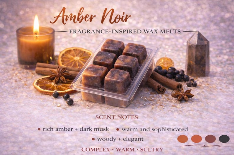 Highly Scented Wax Melts • Strong Scent Throw • Handmade Soy Blend ...