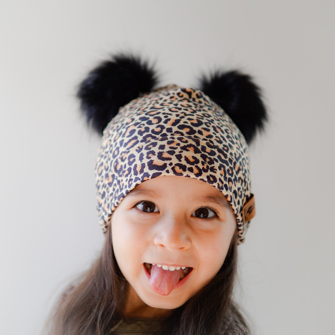 Bonnet Cheetah Slouchy Chapeau de bonnet léopard Bonnet - Etsy France