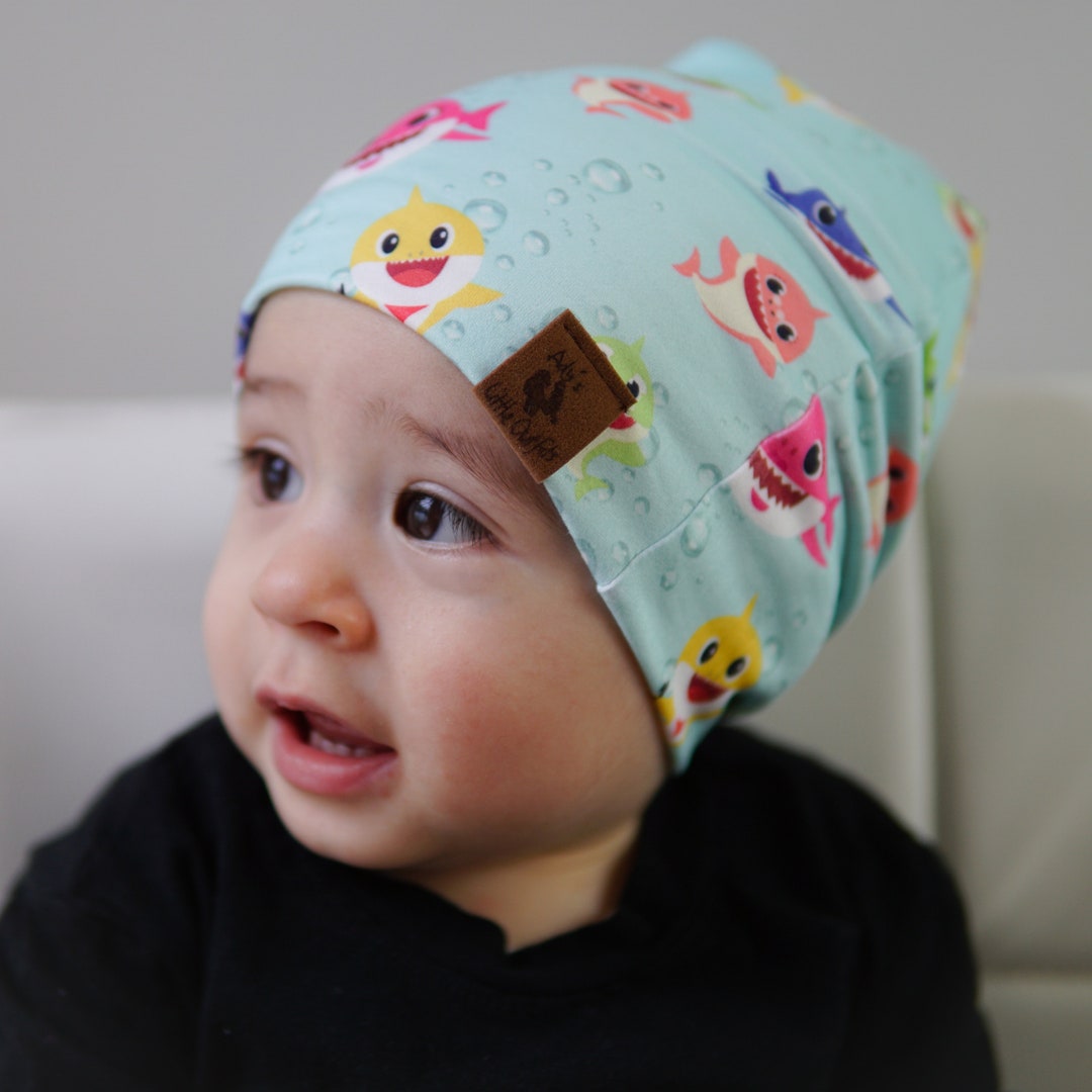 Baby Shark Slouchy Beanie Baby Shark Hat Toddler Shark - Etsy