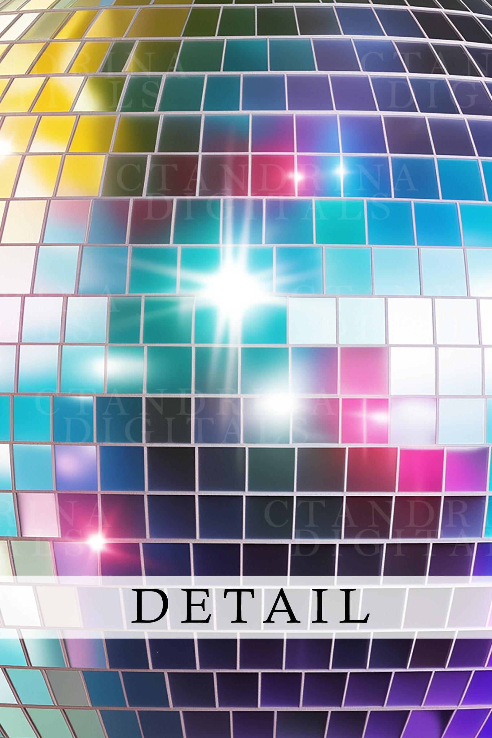 Disco Ball Photo Overlays: Hanging Party Ball Backdrops (digital .PNG ...