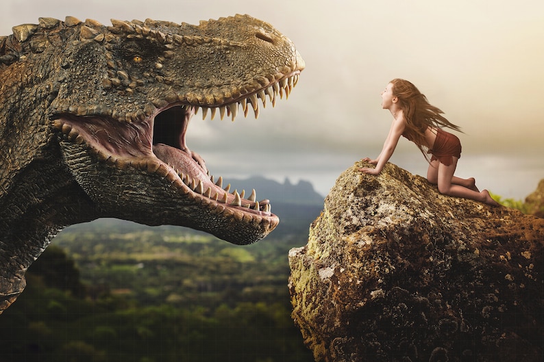 T-rex Digital Background Tyrannosaurus Rex Digital Backdrop | Etsy