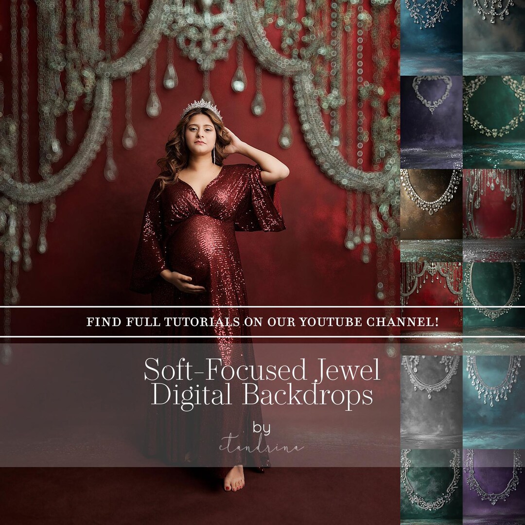 Jewelry Digital Backdrops: Soft Focus Gem Backgrounds (JPG Files) - Etsy