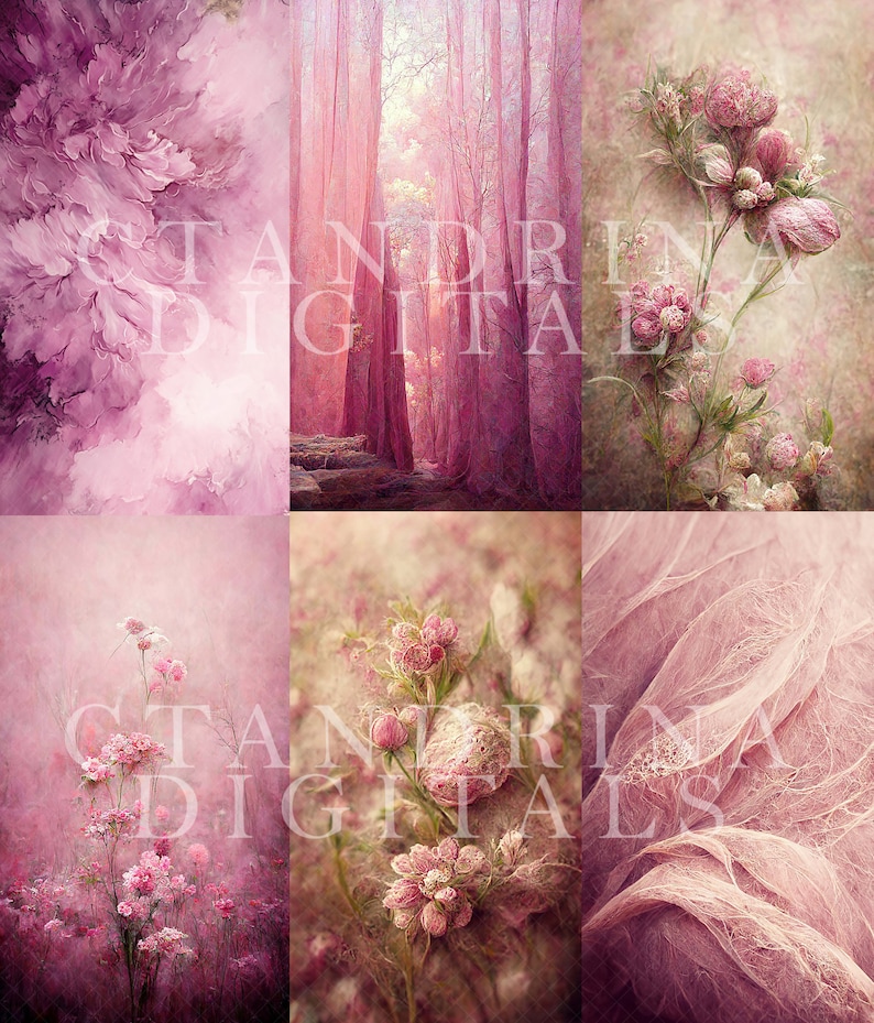 Pink Texture Overlays Pink Fine Art Textures Photoshop - Etsy