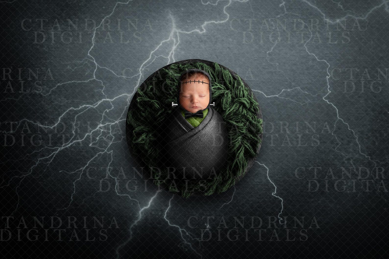 Frankenstein Baby Digital Backdrop: Halloween Monster (PNG) - Etsy