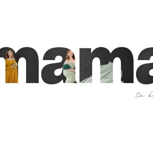 Mama Photo Templates, Mama Photo Masks, Custom Mother's Day Card ...