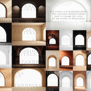 Arch MEGA PACK, Arch Transparent PNG Overlays, Arch Digital Backdrops ...