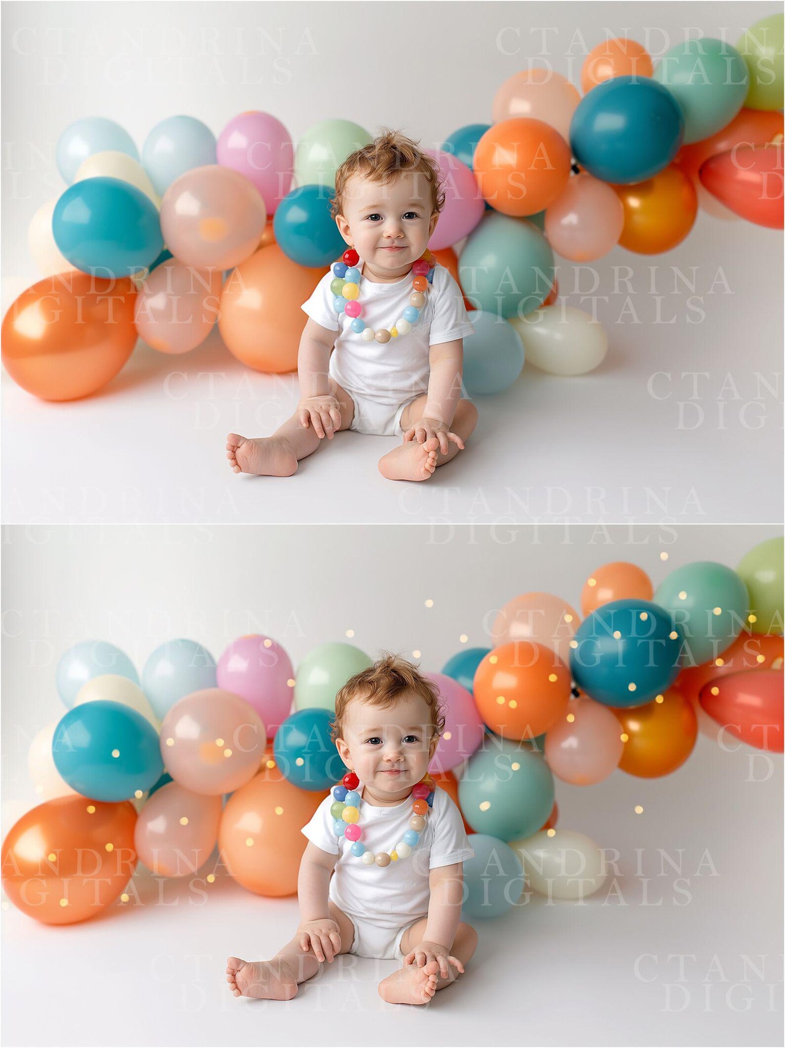 Twinkle Light Photo Overlays Collection 2: Cake Smash Photography ...