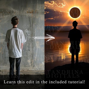 Solar Eclipse Inspired Digital Backdrops, 2 FREE Rock Overlays, Solar Eclipse Digital Backdrops ...