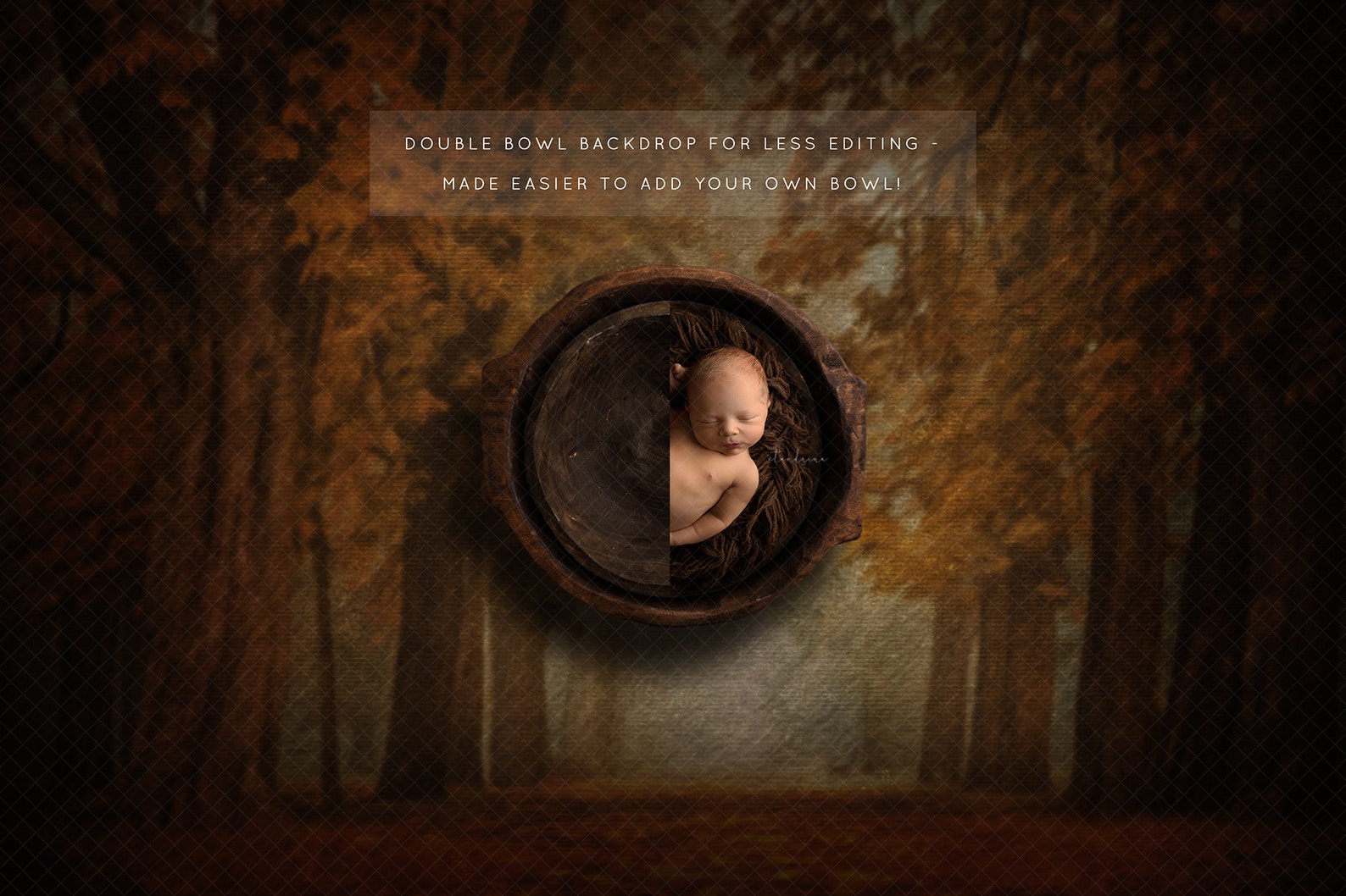 Fall Newborn Digital Backdrop Autumn Baby Background for | Etsy