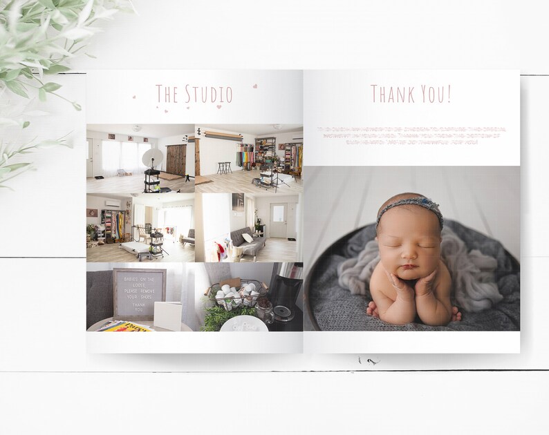 Newborn Session Guide Templates .PSD Layered Photoshop Files - Etsy