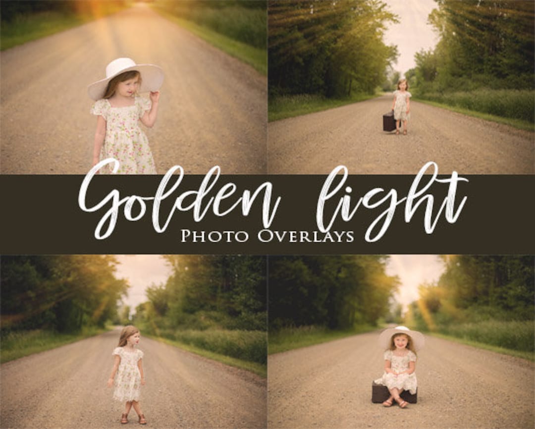 Golden Light Photo Overlays for Photoshop (set of 36) - Etsy