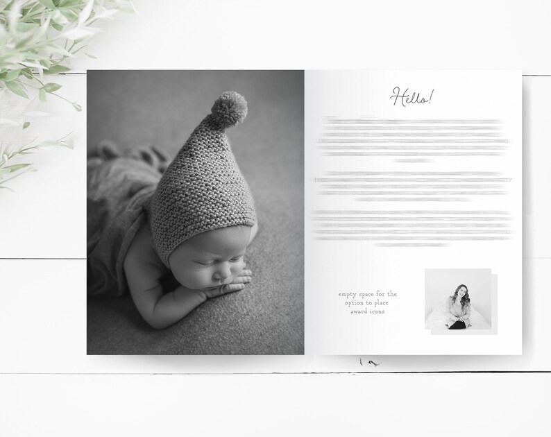 Newborn Session Guide Templates .PSD Layered Photoshop Files - Etsy